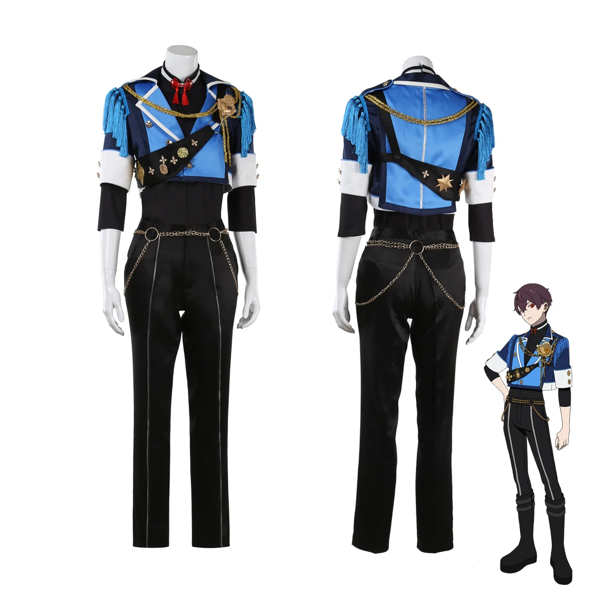 New Anime Visual Prison Ange Yuki Cosplay Costume Uniform Coat Pants ...