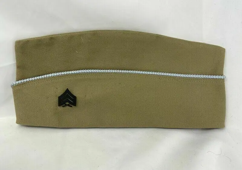 Ww2 Us Army Infantry Uniform Garrison Cap Hat Usmc Sergeant Insignia ...