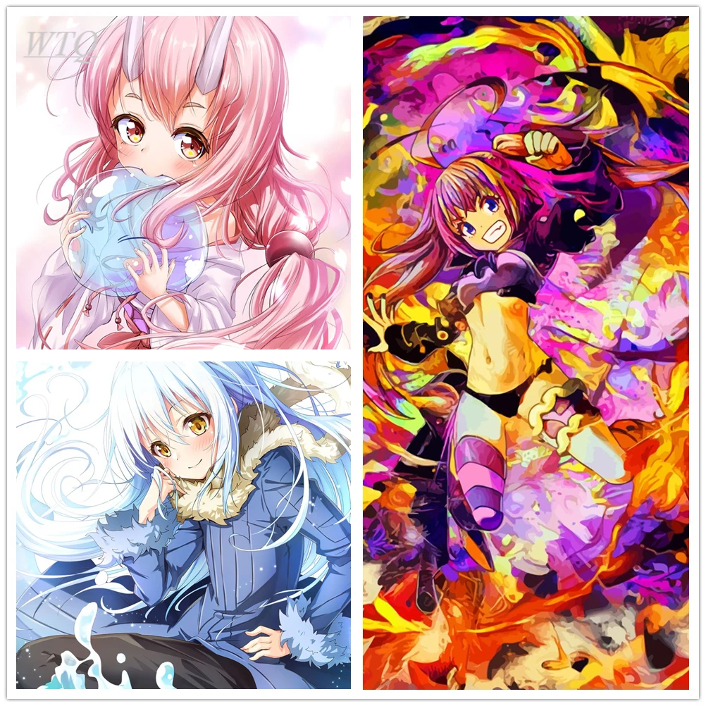 Regarding-My-Rebirth-and-Becoming-A-Slime-Anime-Posters-Canvas-Painting ...