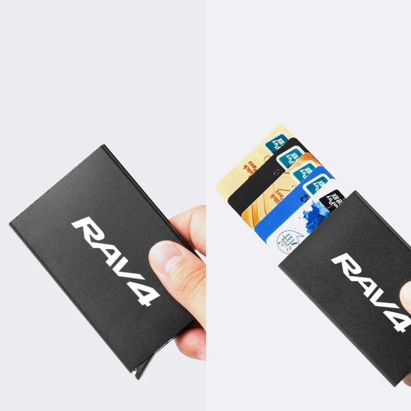 Anti-theft Smart Holder Thin ID Card Holder Metal Bank Credit Card For ...