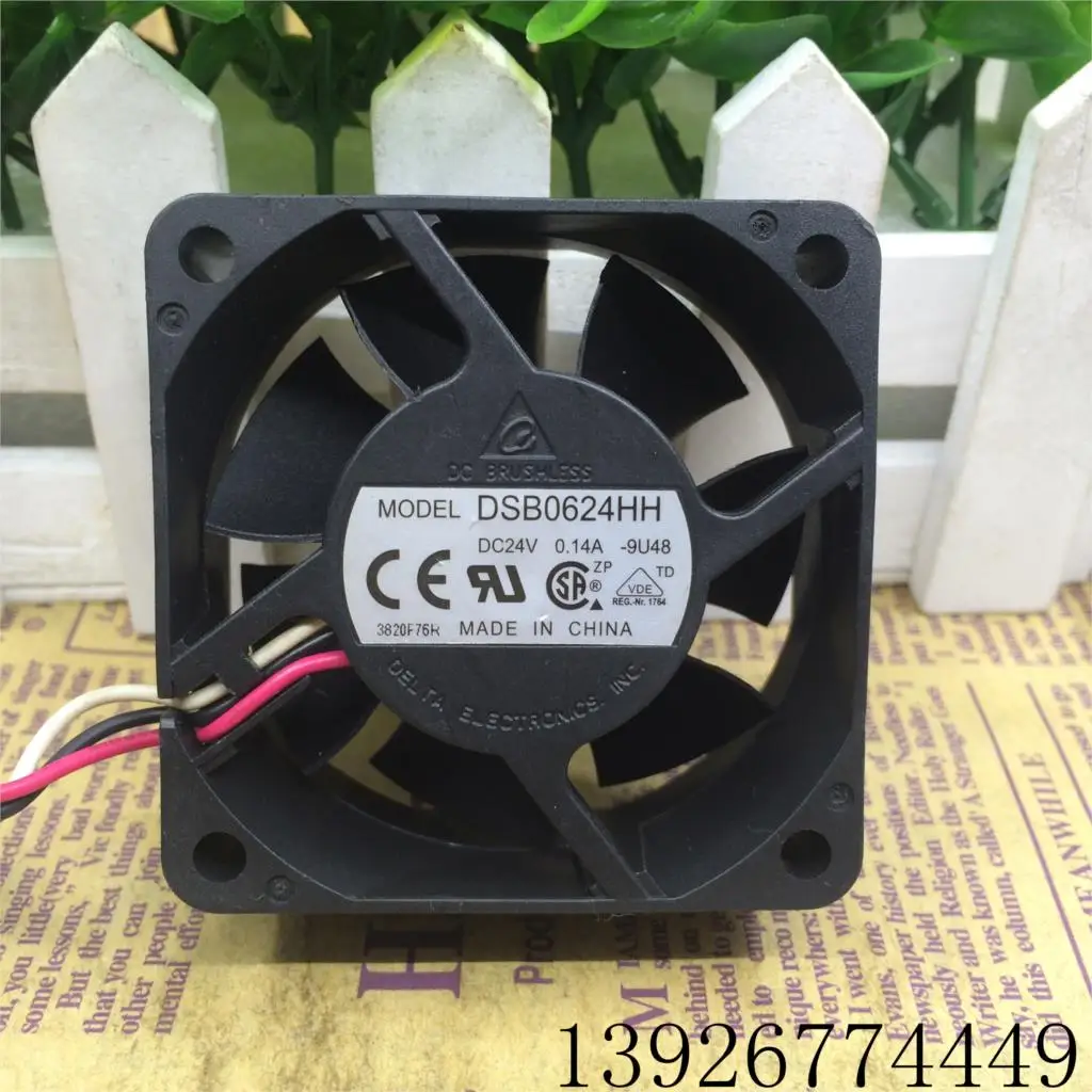 Delta 6025 24V 0.14A DSB0624HH 6CM 6cm mudo chasis ventilador de ...