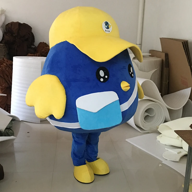 Big Bird Student Mascot Costume For Adults - AllCosplay.com