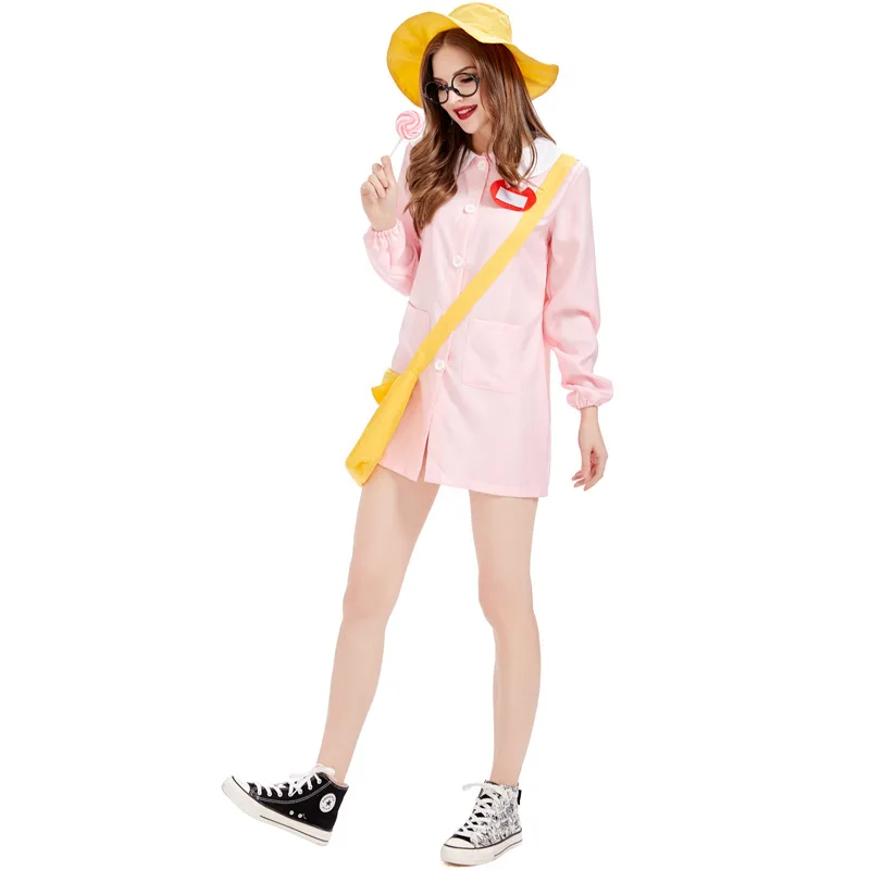Cute Elementary School Student Cosplay Halloween Costume For Women ...