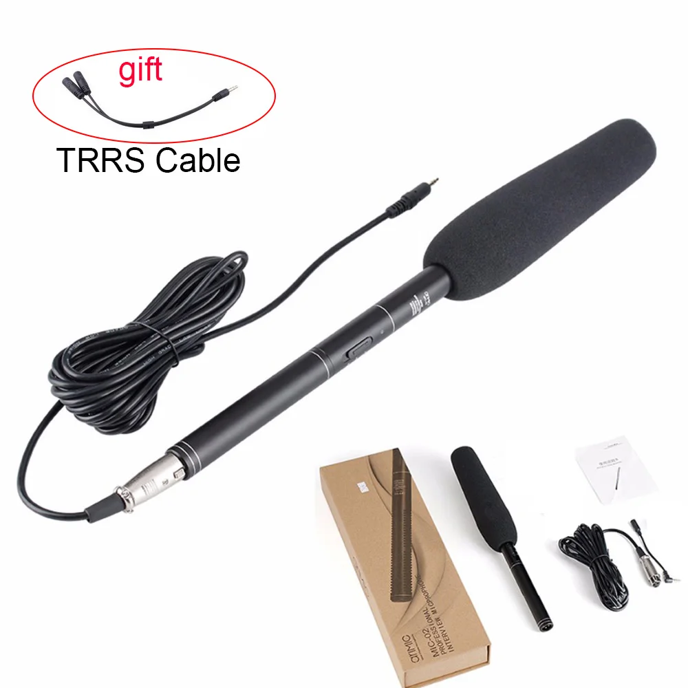 Ulanzi 2 in 1 Phone Interview Shotgun Microphone Directional Camera ...
