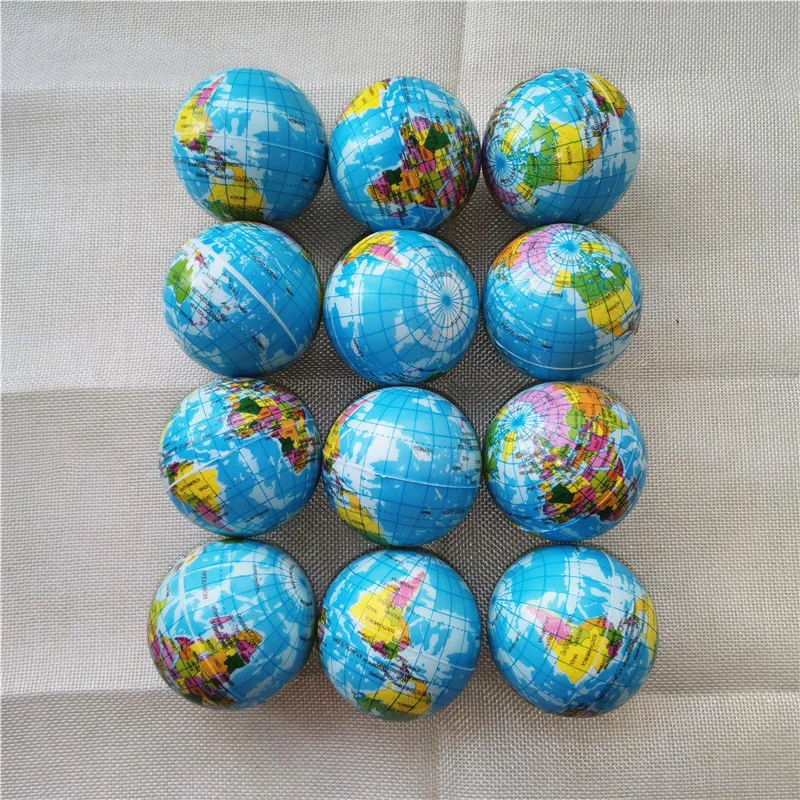 12pcs-lot-Earth-Global-World-Map-Balls-Squeeze-Balls-Soft-PU-Foam-Anti ...