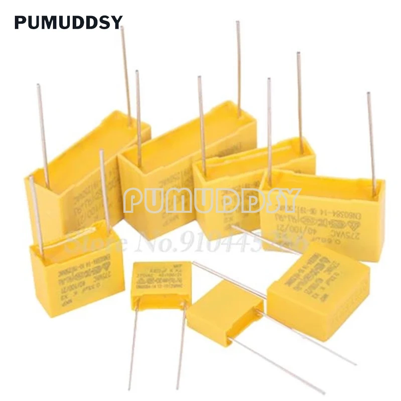 10PC-X2-Safety-Capacitor-275VAC-0-1uf-0-001uf-0-0022uf-0-0047uf-0-01uf ...