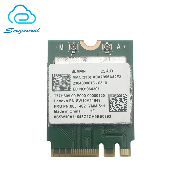 Wireless-Card-for-Realtek-RTL8821AENF-433M-2-4-5GHz-433M-BT4-0-NGFF ...