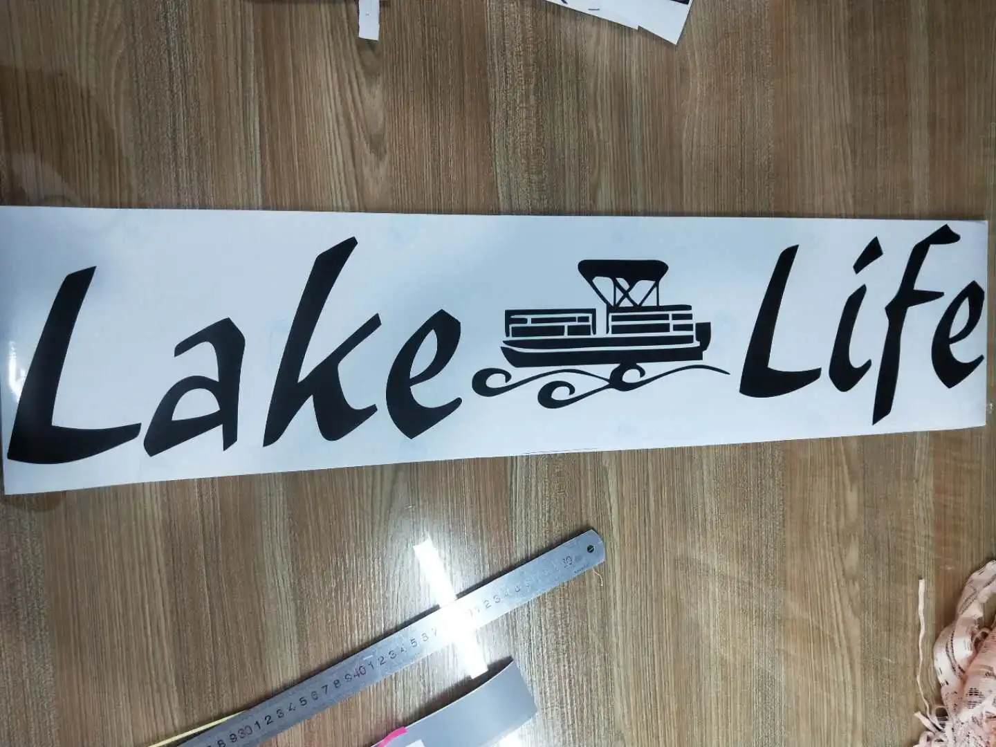 Lake Life Sticker/Pontoon Decal/Boat Decal/Lake Boat Sticker/Lake Gift ...