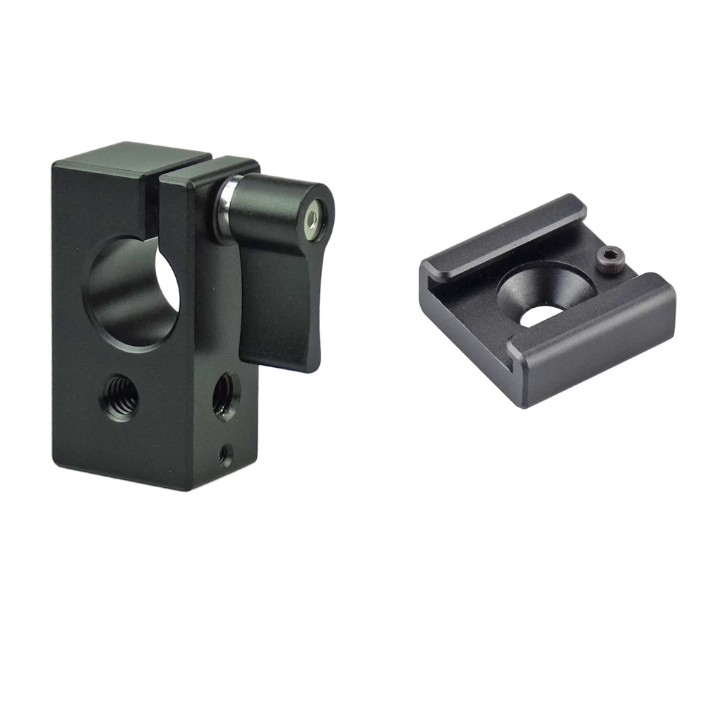 15mm Single Hole Rod Clamp with Standard Cold Shoe Bracket for Rod Rail ...