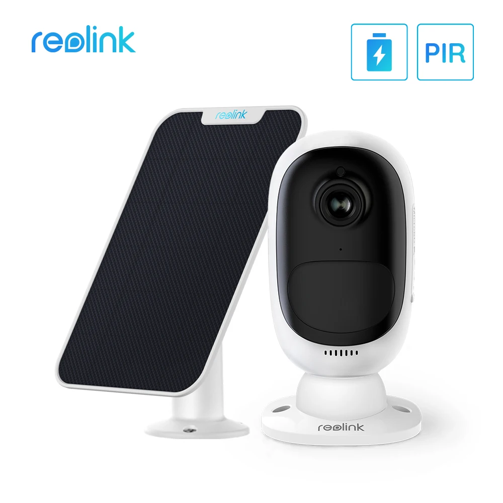 Reolink Argus 2 with Solar Panel Battery Powered Camera 1080P Full HD ...