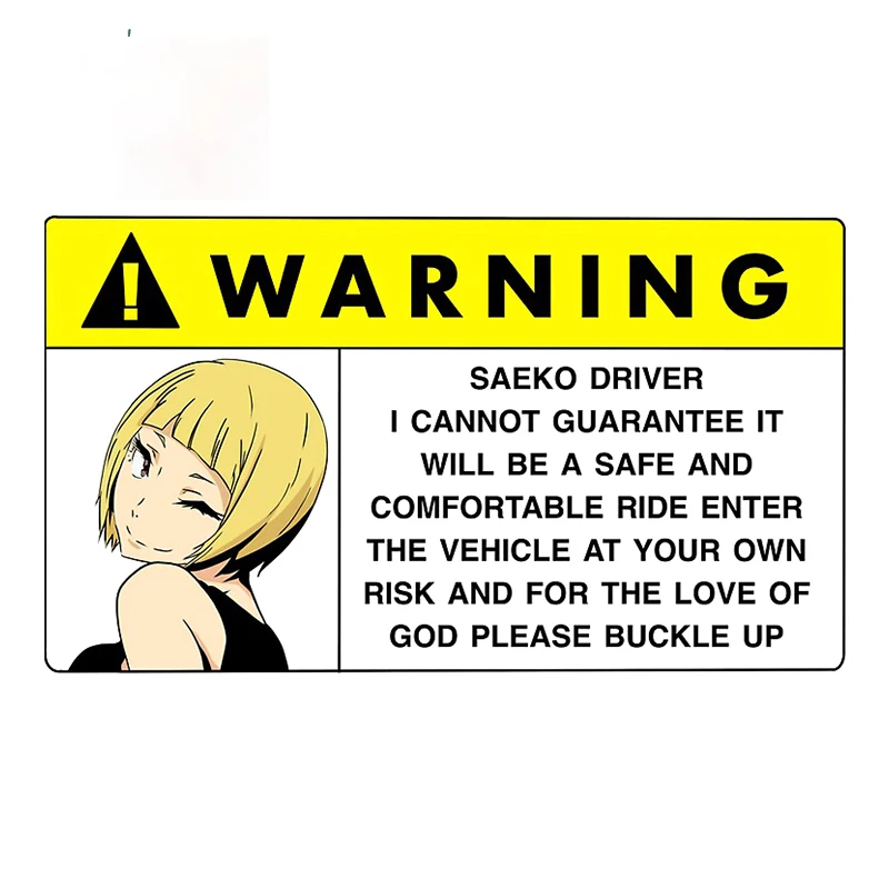 Juyouhui Exterior Accessories Decal Cartoon Car Sticker For Saeko ...