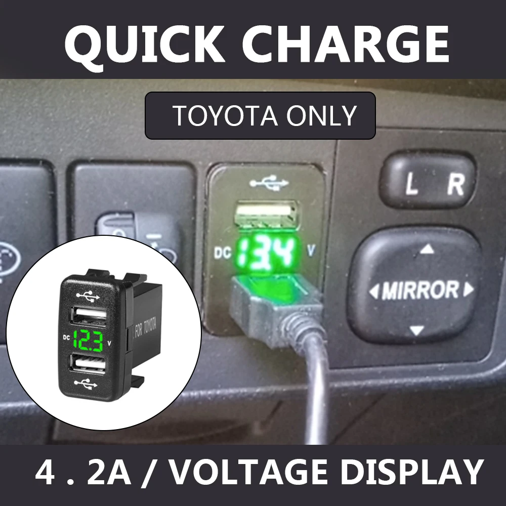 24V-12V-Car-USB-Chargers-3-0-Power-Adapter-Socket-Volt-Test-Automotive ...