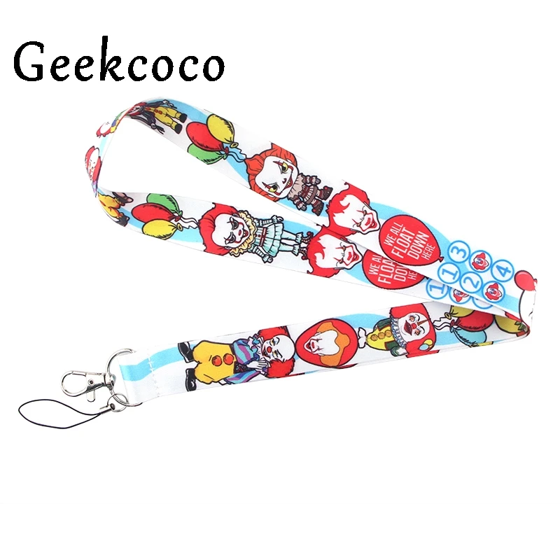 Ghost Cartoon Horror Movie Keychain Accessories Mobile Phone Id Badge ...