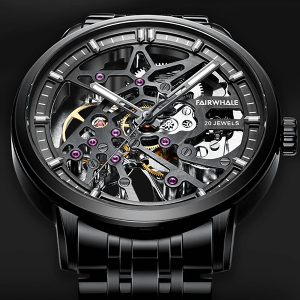 Skeleton Watch Men Luxury Automatic Mechanical Wristwatch - AliExpress