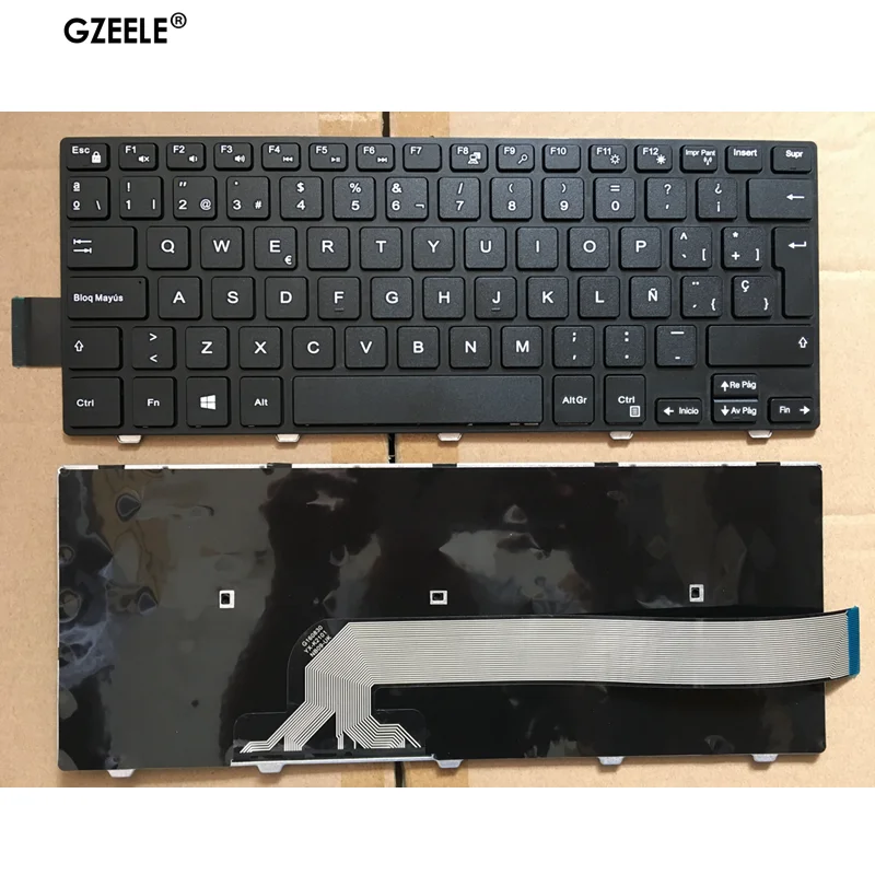 Teclado-SP-para-DELL-Inspiron-14-3000-3441-3442-3443-3451-3452-3458 ...