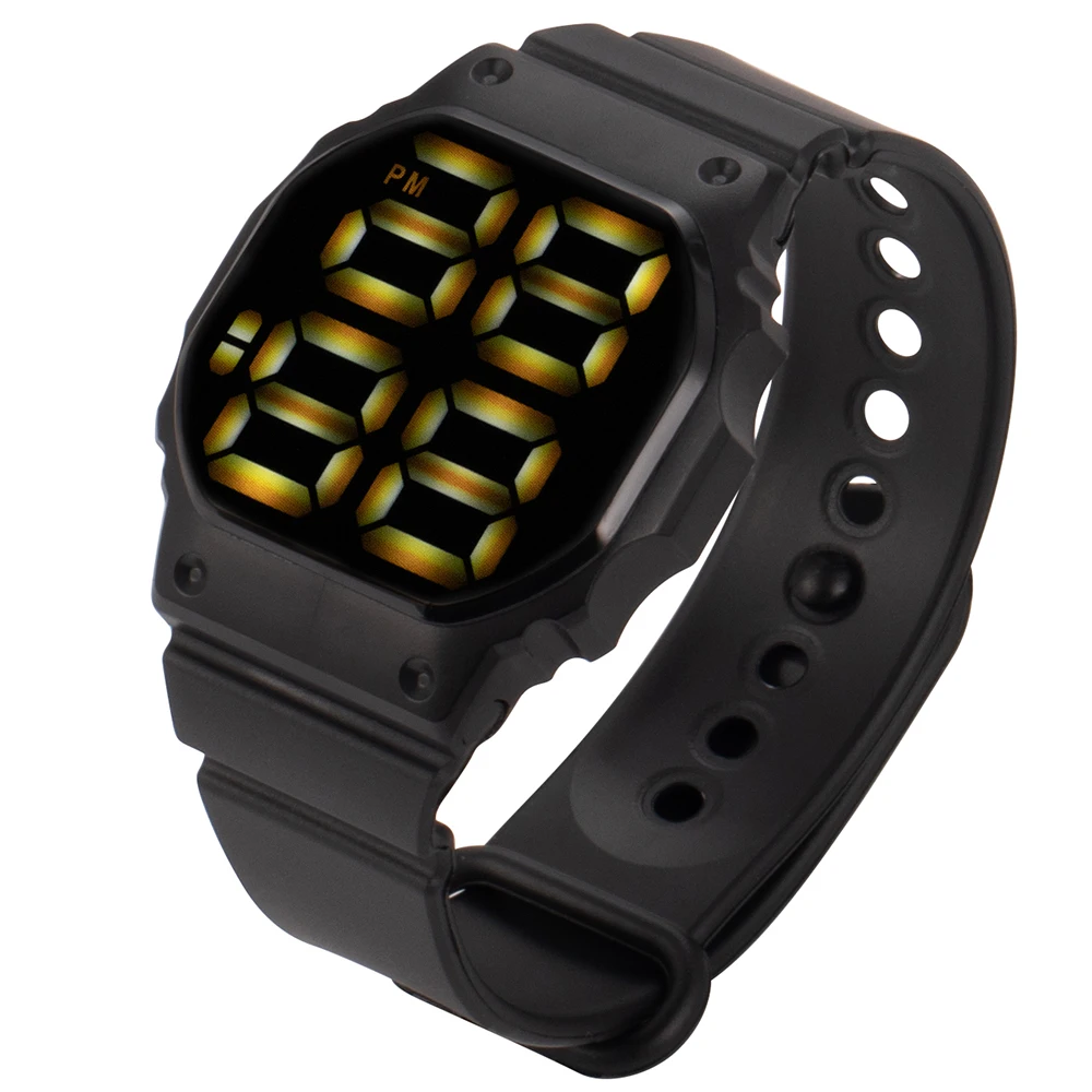 Reloj de pulsera Digital para hombre, electrónico, informal, LED ...