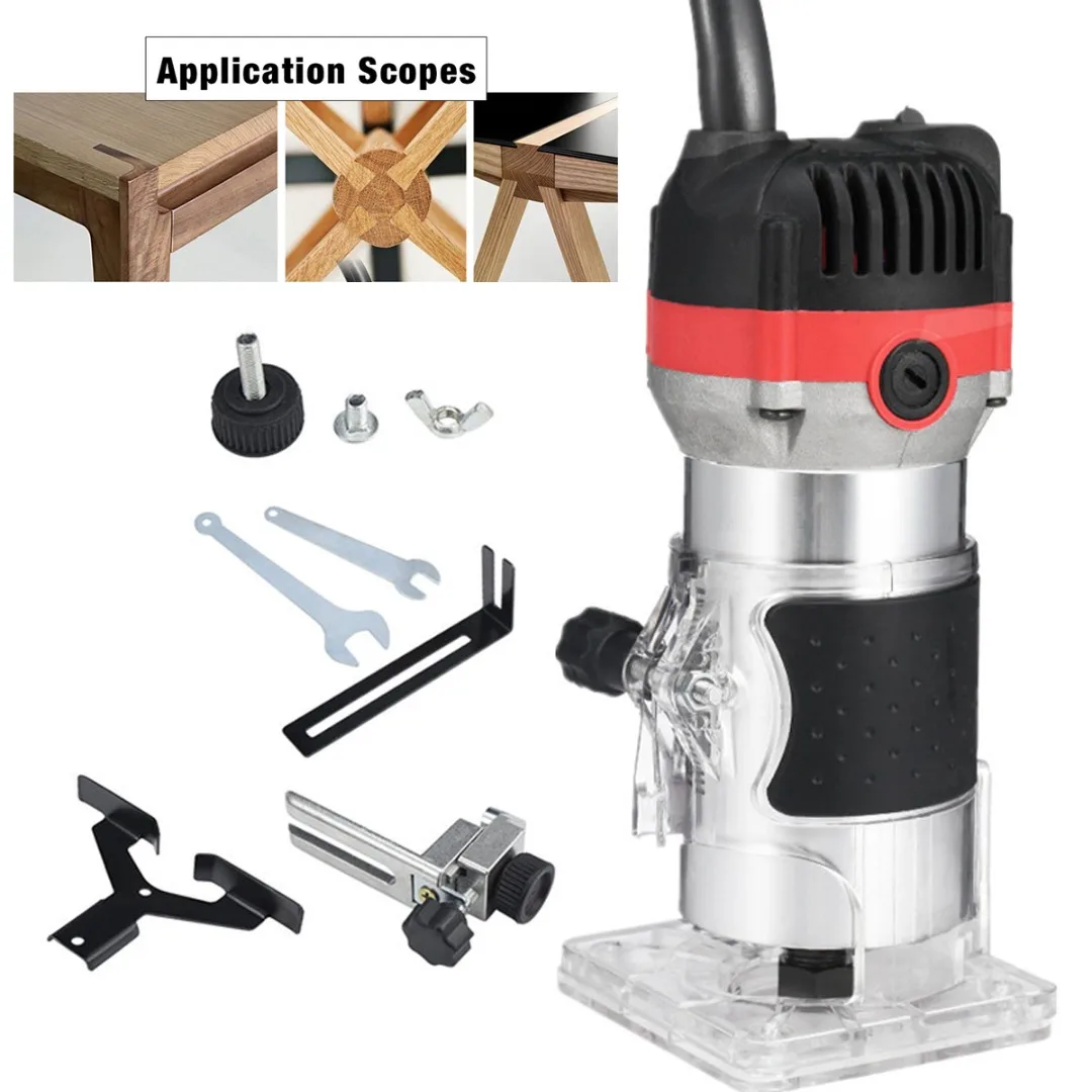 220V-Electric-Trimmer-Router-Wood-Engraving-Milling-Slotting-Trimming ...