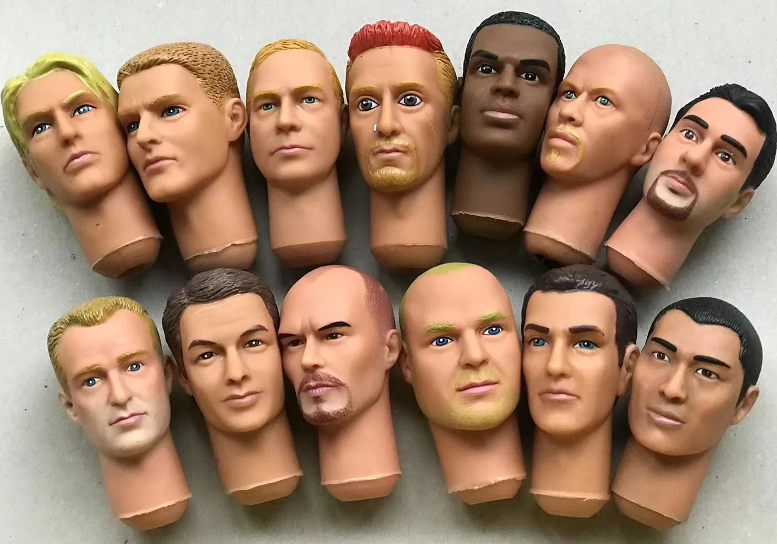 Male-Doll-Soldiers-Men-Head-Collection-Original-Doll-Toy-Figures-Good ...