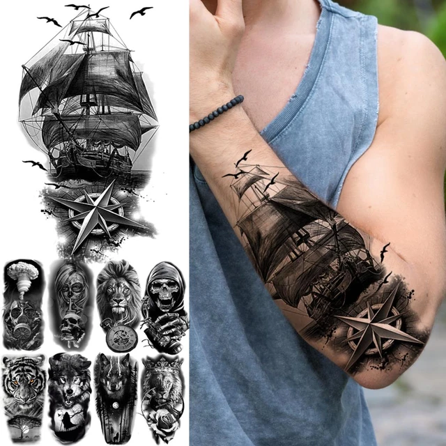 Lego Pirate Ship Tattoos