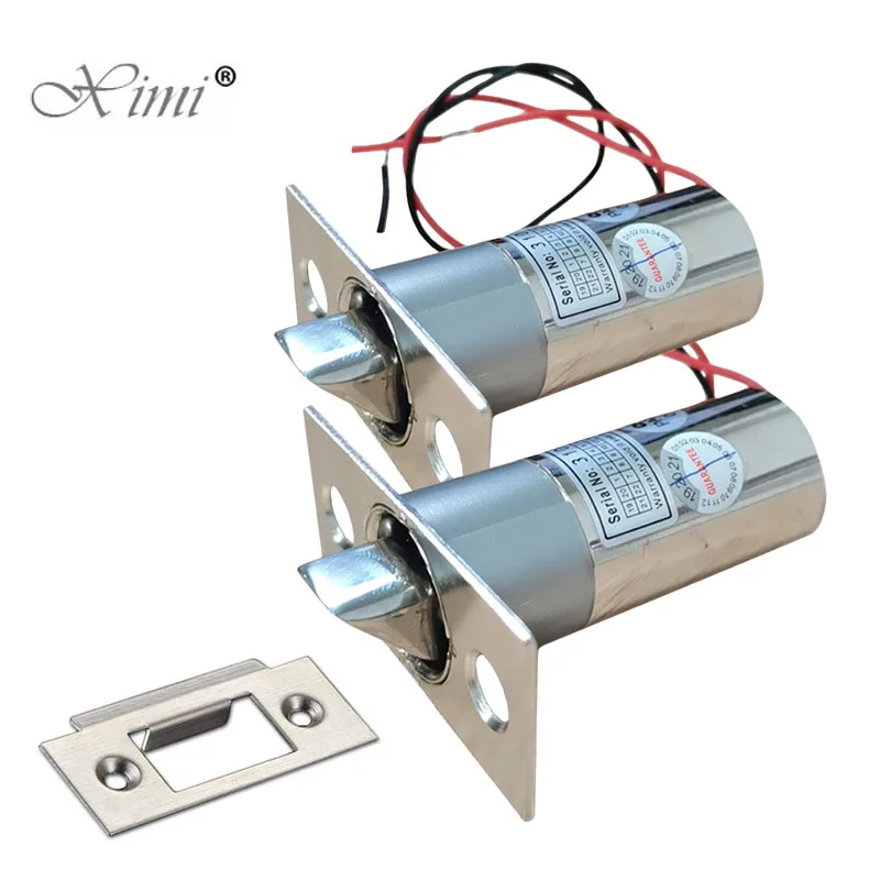 El-trica-Magnetic-Strike-Lock-Mini-NO-Porta-Bolt-Secure-Access-Control ...