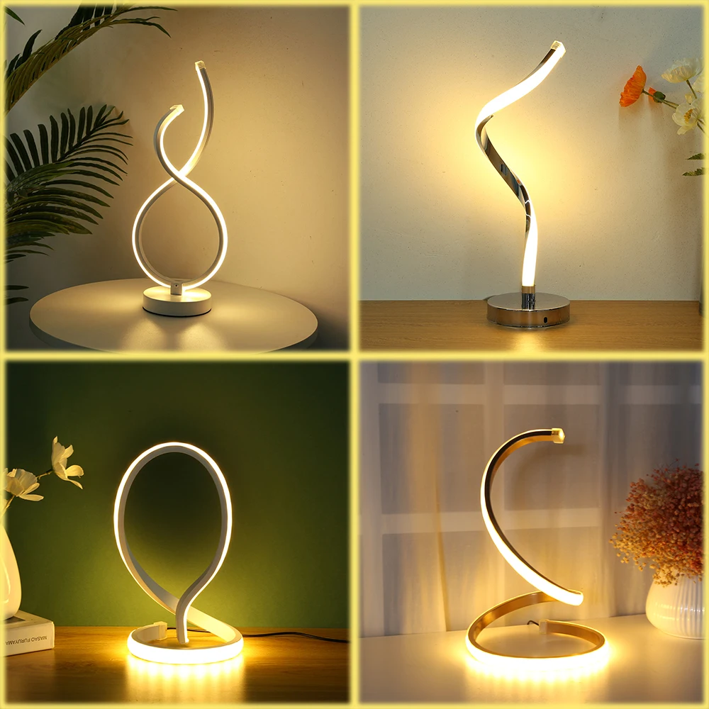 Nordic style LED Night Light Decoration for bedroom Table Lamp Modern ...
