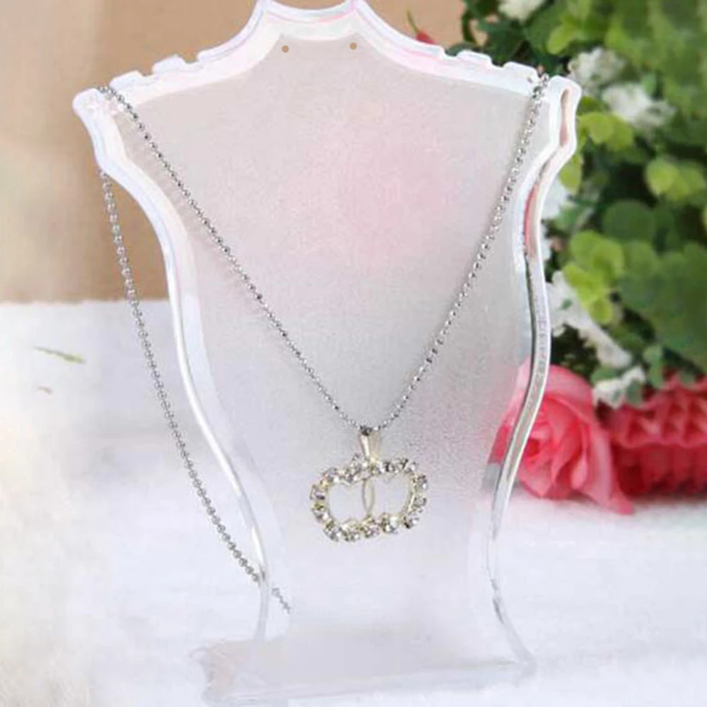 Jewelry Display Stand Pendant Necklace Chain Holder Earring Bust ...