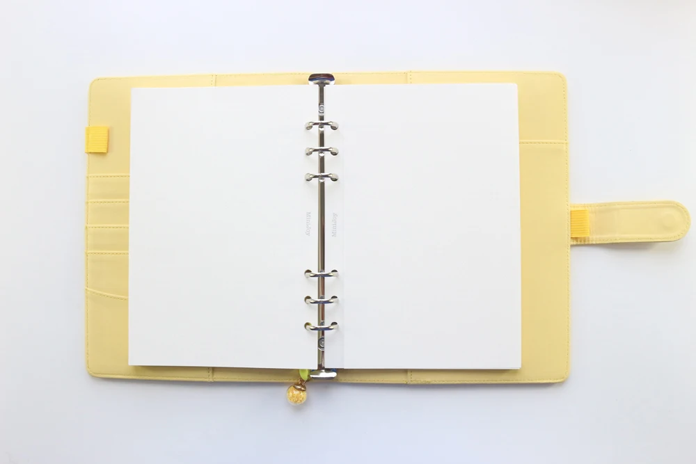 Feuillet mobile,nouvelles feuilles de papier intérieures classiques à 6 ...