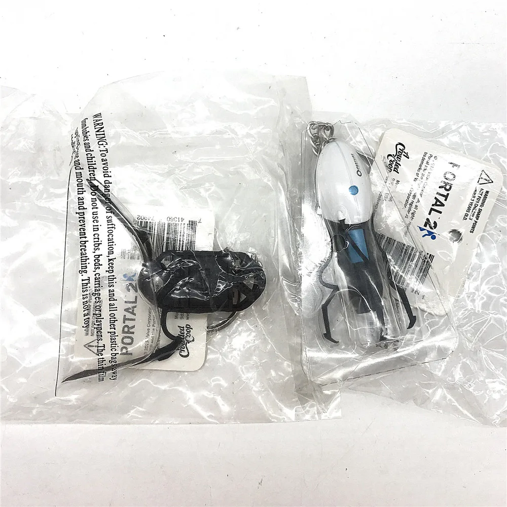 New Portal Gun Turret Vinyl Key Chain Portal 2 Crowded Coop W/ Tag Toy ...