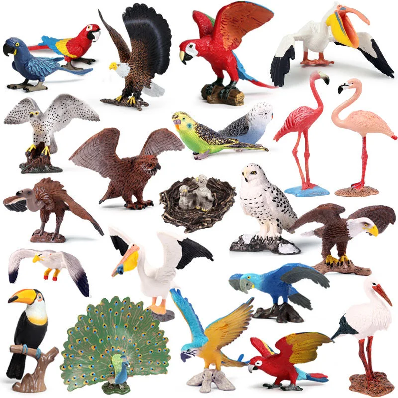 41-Kinds-Birds-Animals-Model-Simulation-Action-Figures-Collection-PVC ...