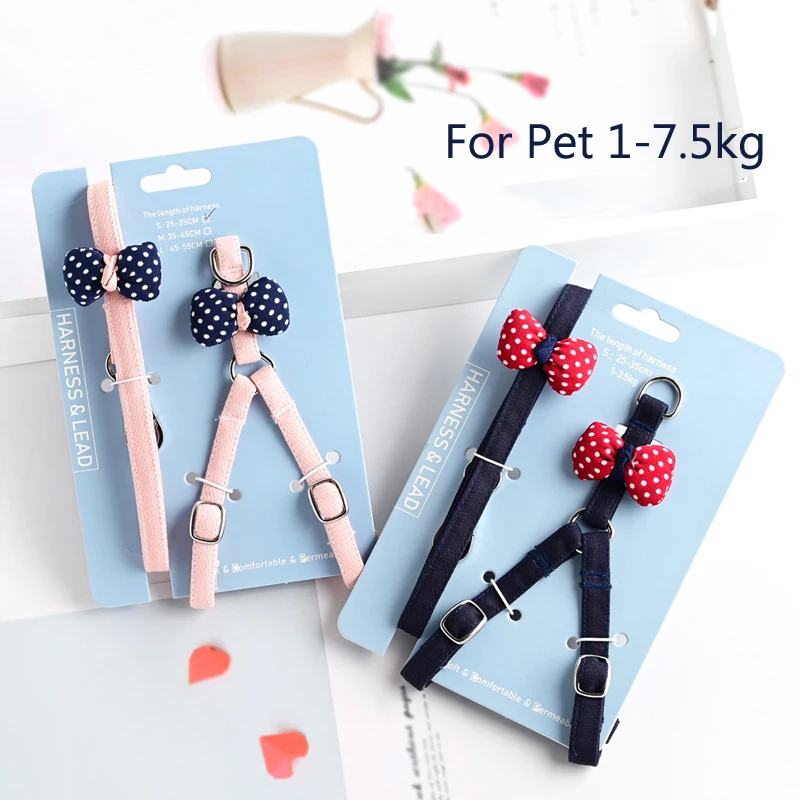 Arneses de lazos rojos de Mickey para perros, cachorros, gato, conjunto ...