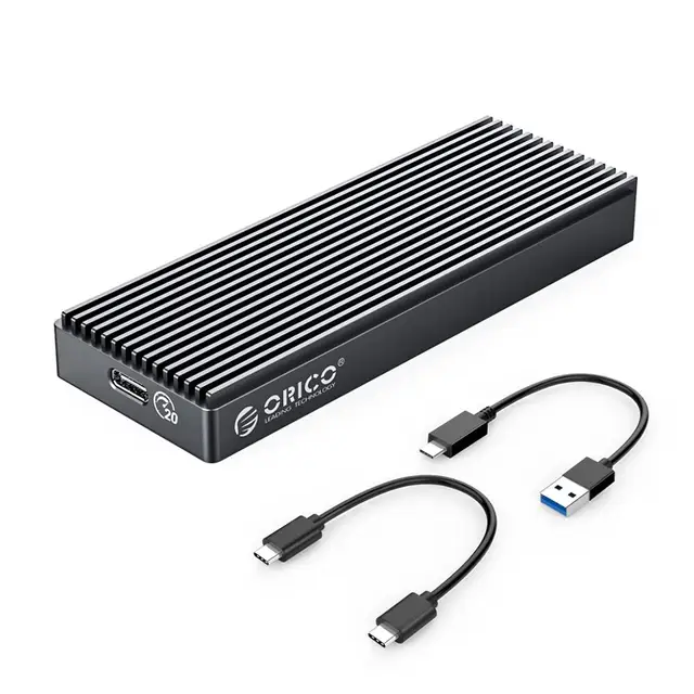 ORICO M.2 NVME SSD Case/Enclosure ASM2364 Master Chip 20Gbps USB3.2 GEN2 x2 Type-C For M.2 Hard ...