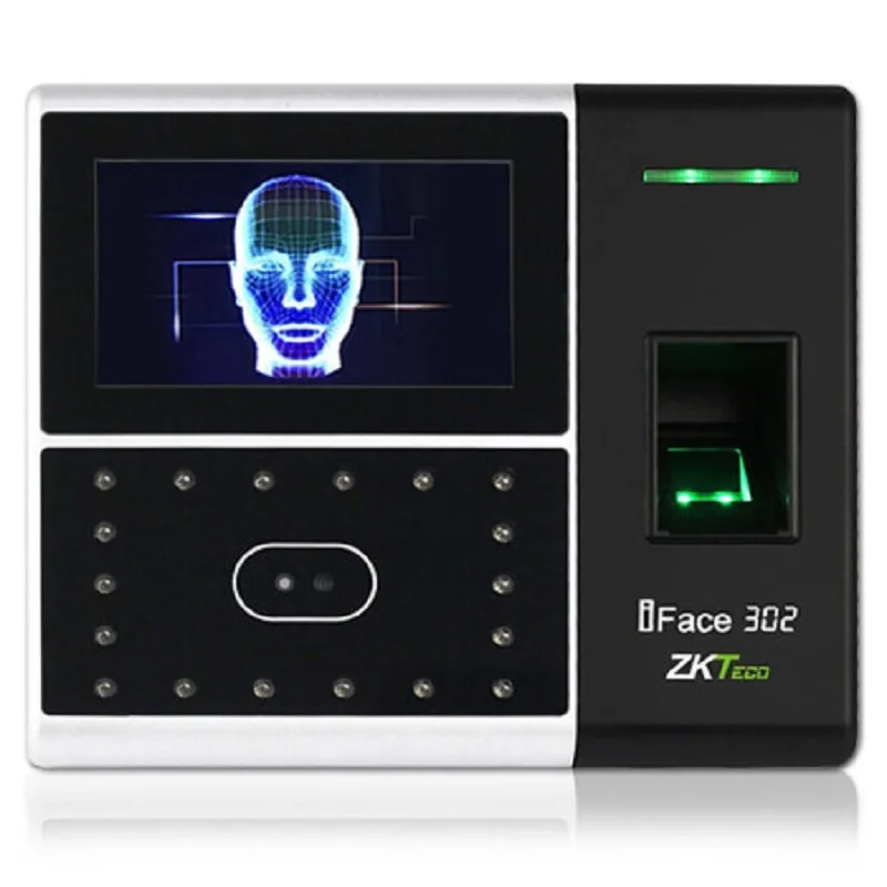 Zk Iface302 502 Face Fingerprint Identification Time & Attendance And ...