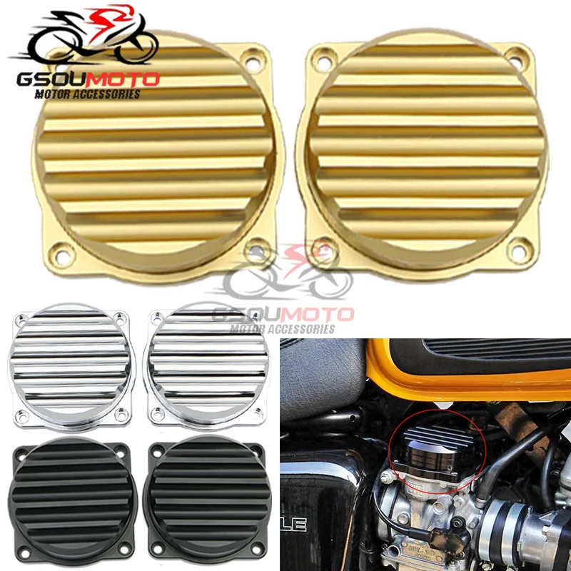 Motorcycle-Injection-Carburetor-Cover-brass-carb-tops-Top-Ripple-Caps ...
