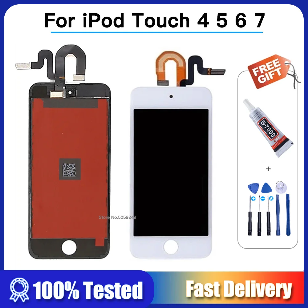 Tested for iPod Touch 7 4 5 6 6th LCD Display Touch Screen Digitizer ...