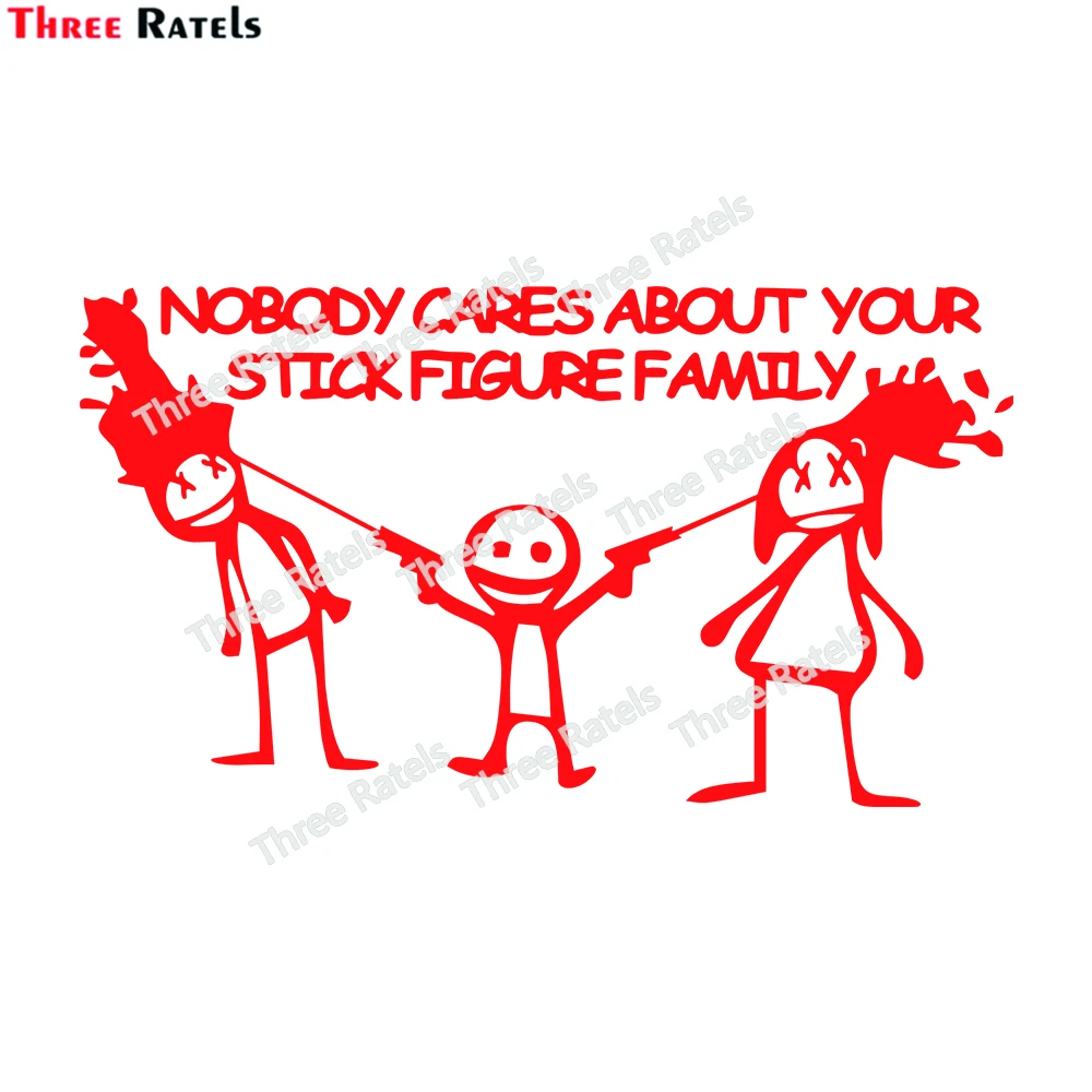 Stick Figure Family Of Three