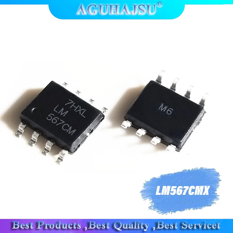 10 piezas lm567cx SOP8 LM567CM SOP LM567 SMD nuevo y original IC ...