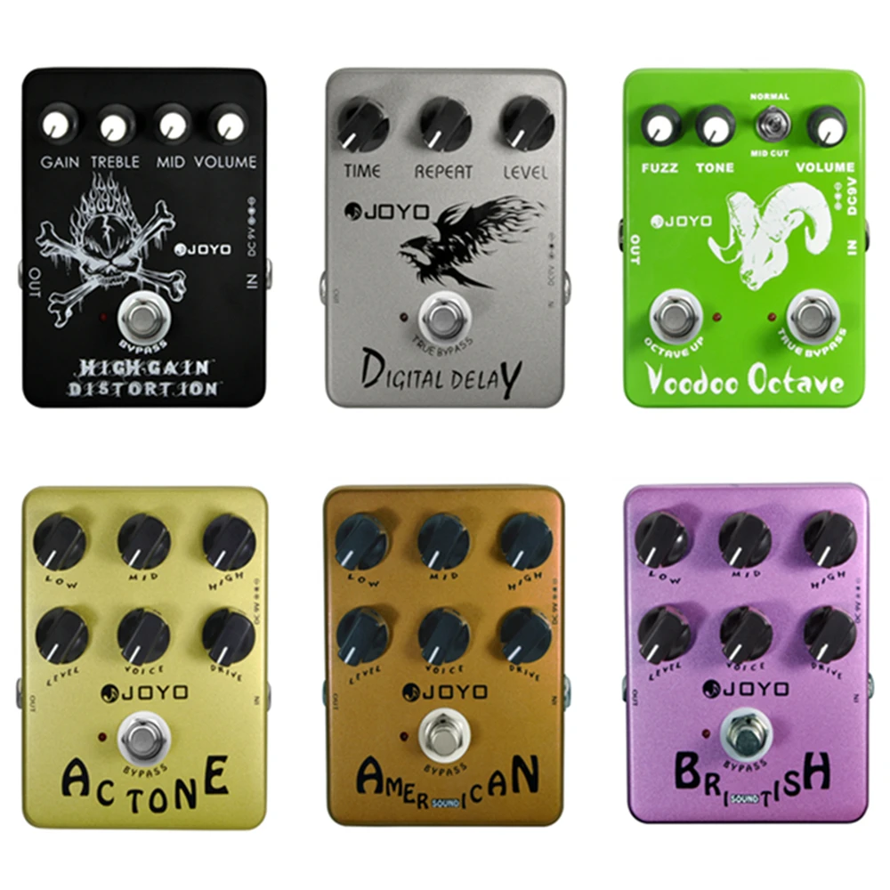 Joyo Jf-14 Guitar Effect Pedal American Sound Overdrive Amp Simulator ...