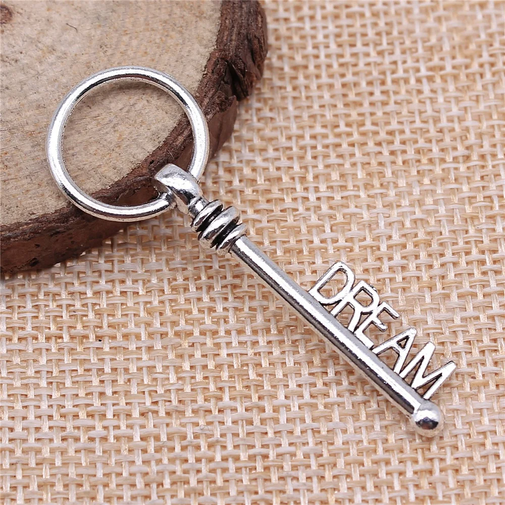 Key Shape Charms Lot Antique | Antique Keys Jewelry Charms | Charms Key ...