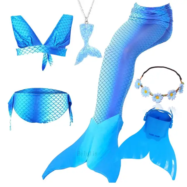 Mermaid Cosplay Costume Full Set - AllCosplay.com