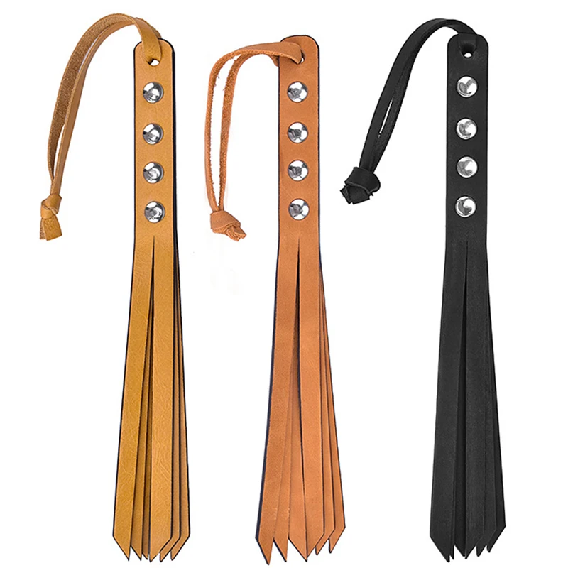 Horse Crop Flogger Handmade Genuine Leather Whip Horse & Bull Sturdy ...