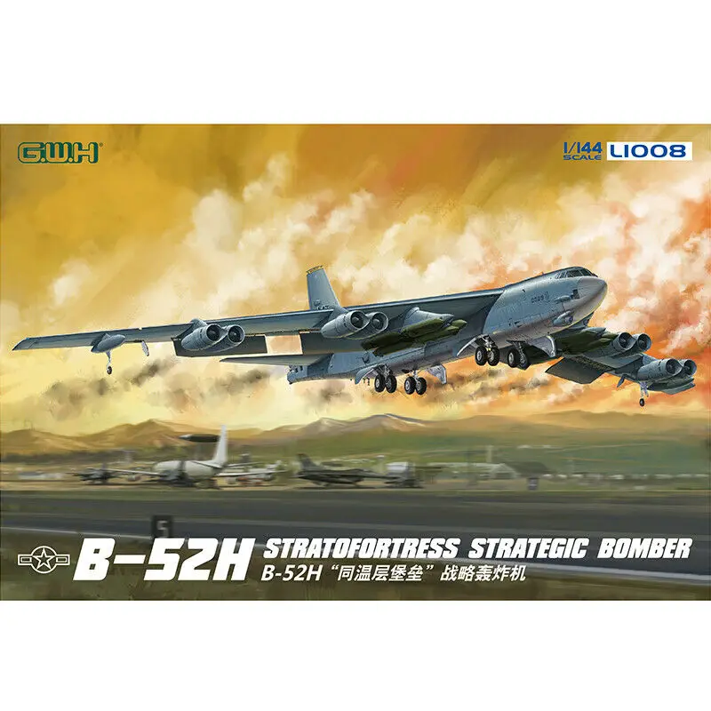 Great Wall Hobby L1008 1/144 U.s. B-52h Stratofortress Strategic Bomber ...