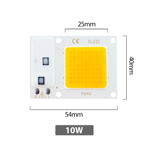 2PCS/lot COB LED Lamp Chip 10W 20W 30W 50W Diode Grow Plant Light AC ...
