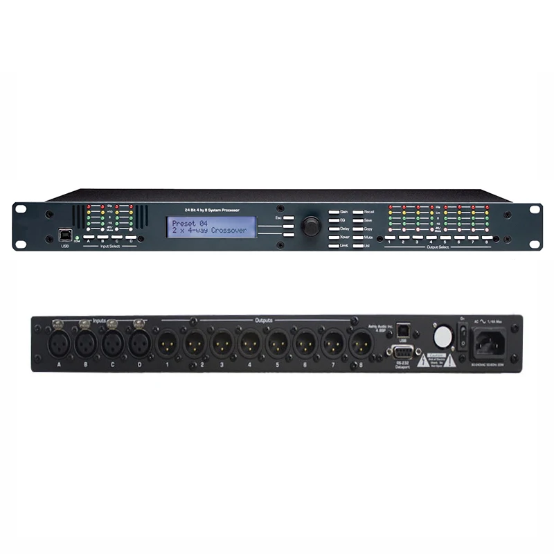 DSP 4.8 Digital dr DSP Speaker Management Audio driverack Processor 4 ...