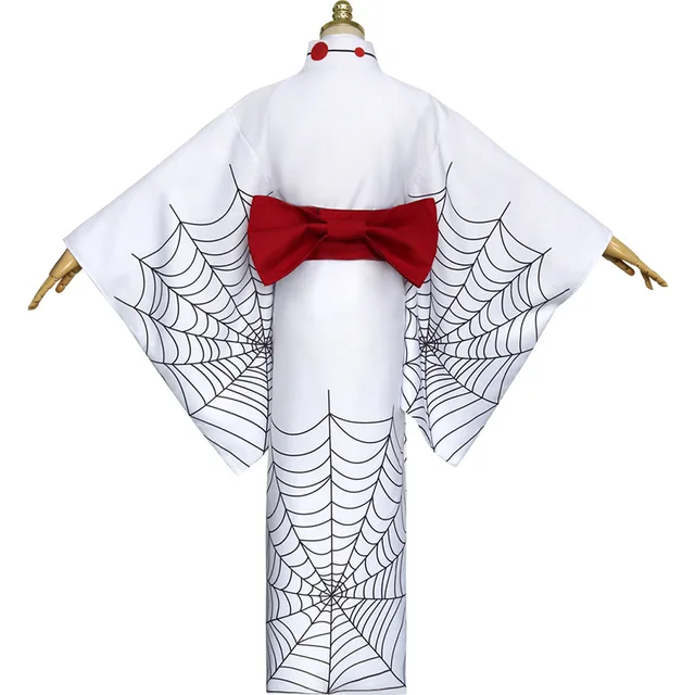 Anime Demon Slayer Kimetsu No Yaiba Spider Oni Ayaki Rui Kimono Cosplay ...