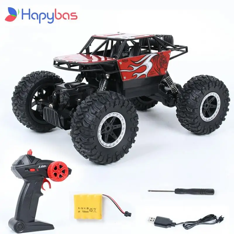 2.4ghz Four-wheel Drive Rc Car Toy Off-road Vehicle Mountain Big Foot ...