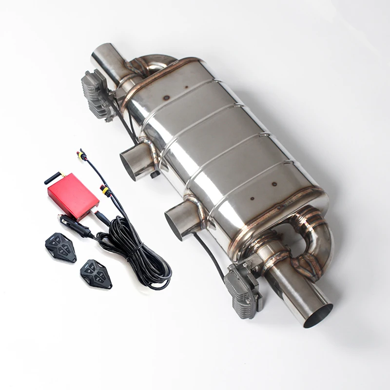 Car-Exhaust-Valve-Muffler-System-With-Waterproof-Electric-Valve-Remote ...