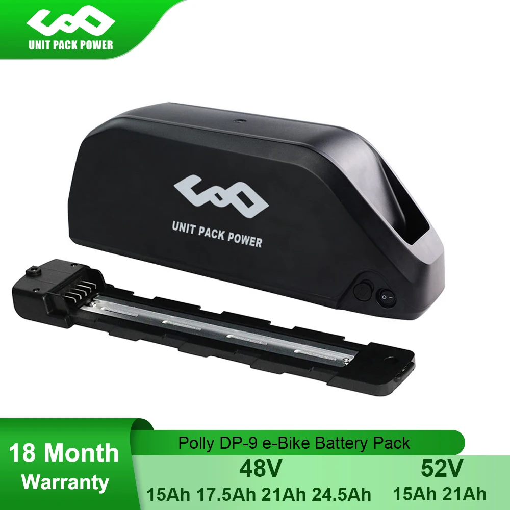Polly Dp-9 E-bike Battery 48v 24.5ah 15ah 18ah 21ah 52v 21ah 18650 ...