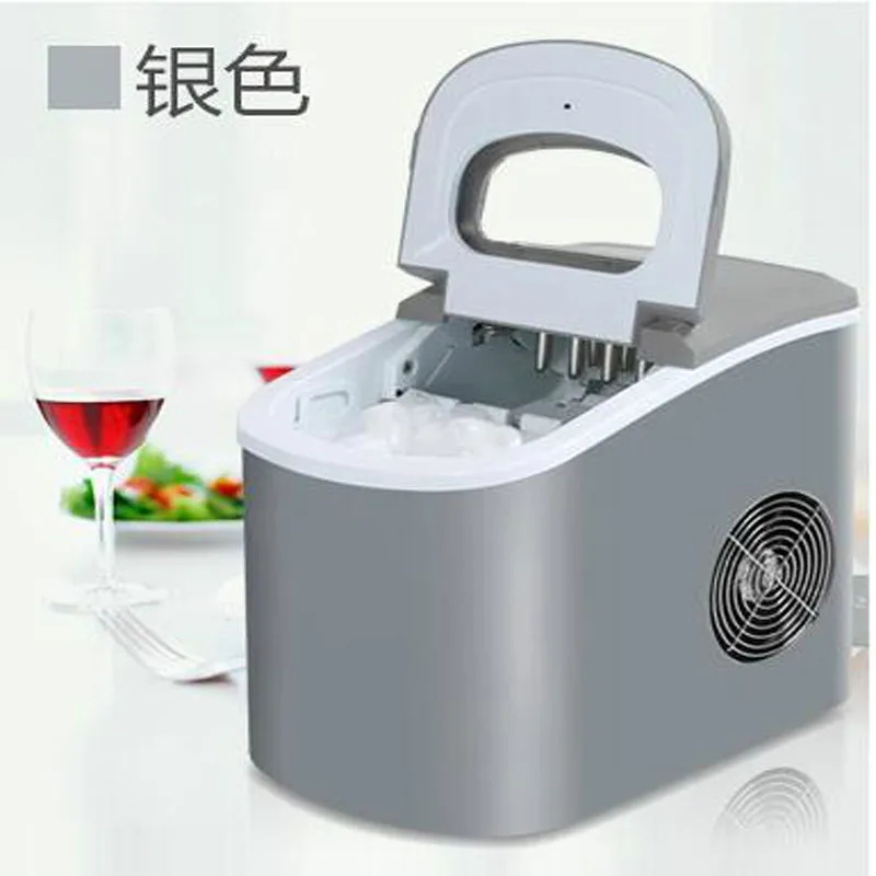 Mini Automatic Electric Ice Maker Portable Bullet Round Block Ice Cube ...