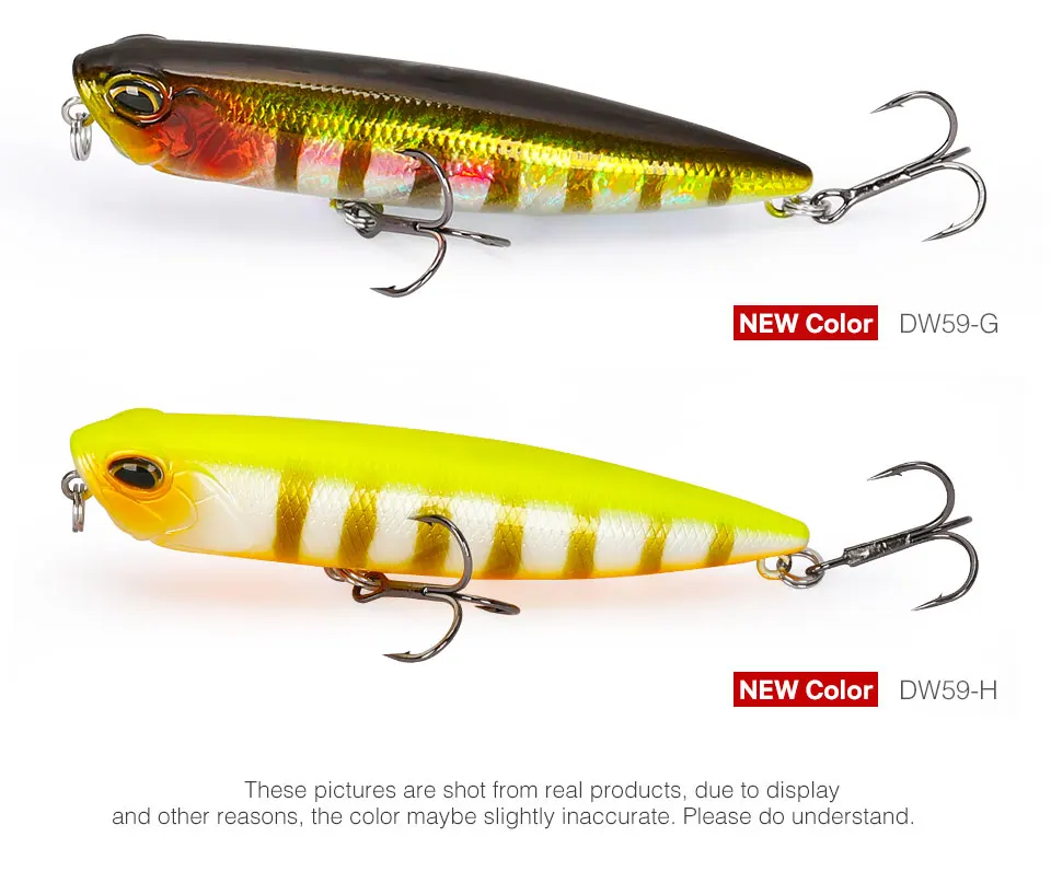 Pêche,leurre flottant rigide pour le lancer longue distance,appât artificiel idéal pour le bar ...