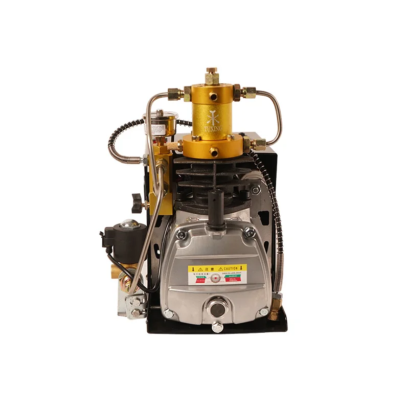 TUXING 4500PSI 300Bar PCP Air Compressor Auto Purge and Adjustable Auto ...